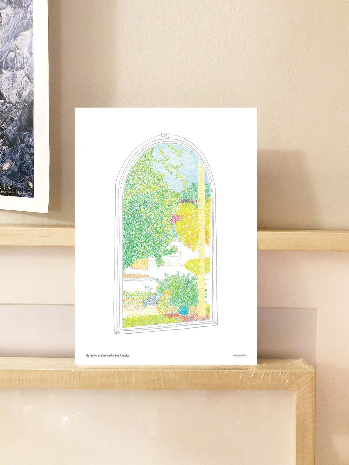 A4 Print | The Abbott Color pencil drawing 1 | everybuddy.us