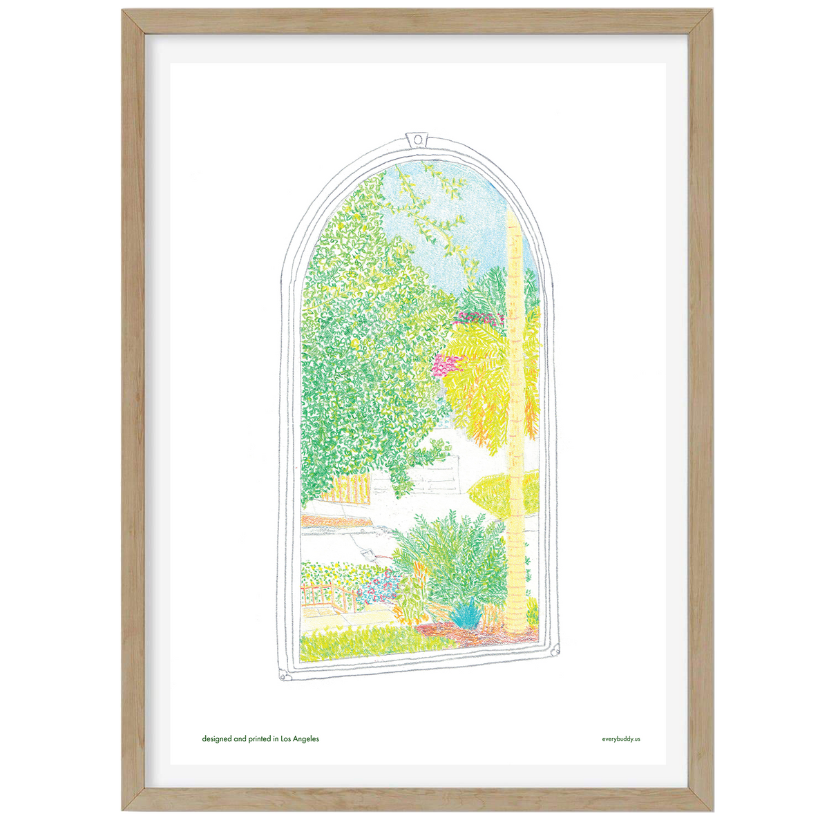 A4 Print | The Abbott Color pencil drawing 1 | everybuddy.us