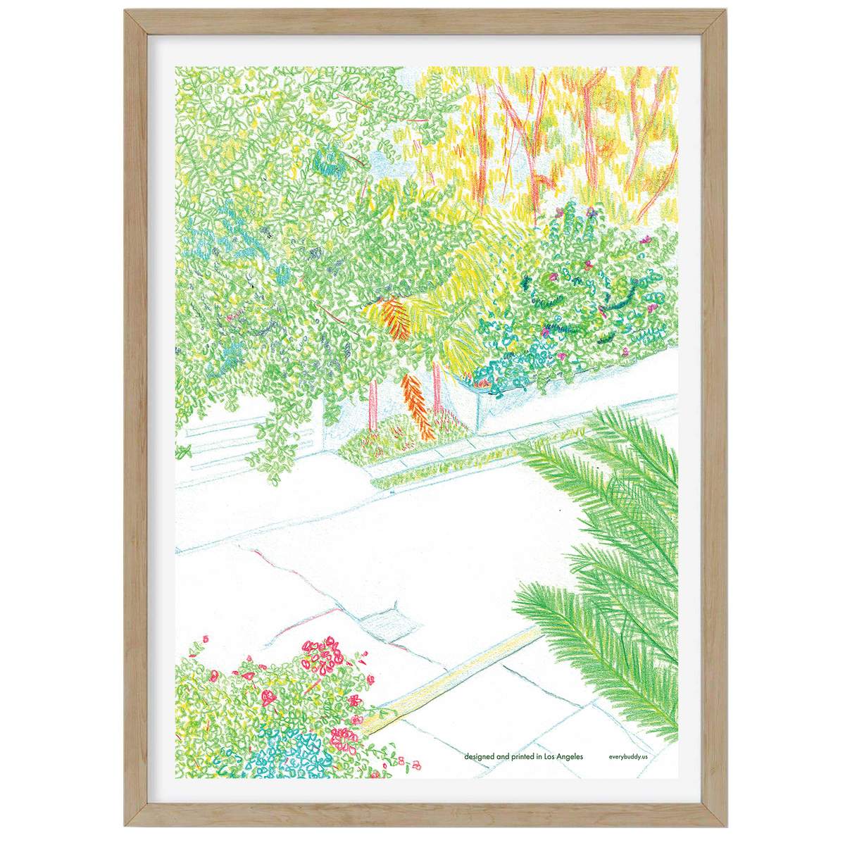 A4 Print | The Abbott Color pencil drawing 2 | everybuddy.us